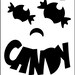 Halloween Pumpkin Carving or Painting Pumpkin Word Faces Stencil ...