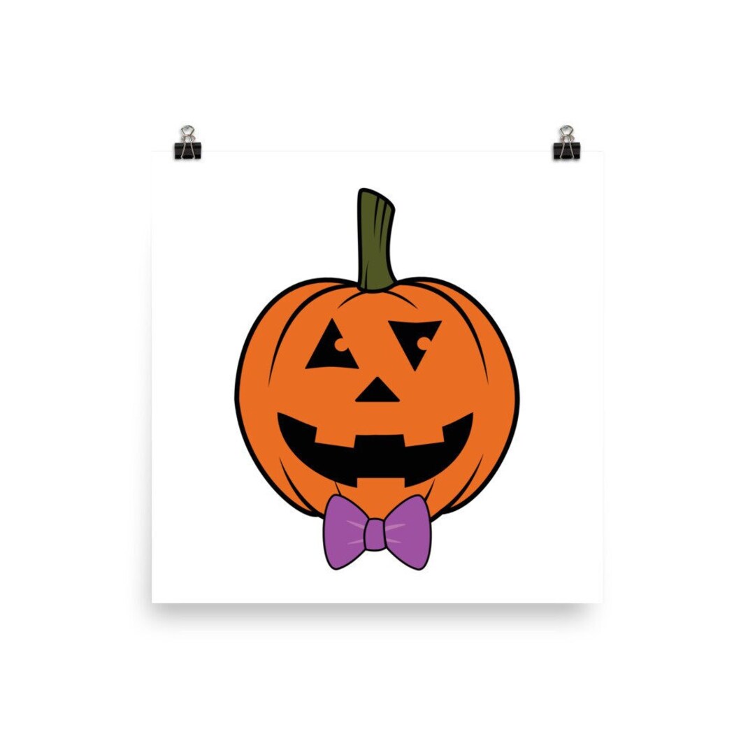 Halloween Pumpkin Happy Jack-o-lantern Poster Wall Art Print Halloween ...