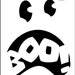 Halloween Pumpkin Carving or Painting Pumpkin Word Faces Stencil ...