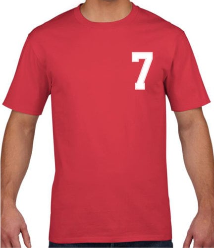 Personalised Printed KIDS Football Style T-shirt Boys Girls Tee Top ...