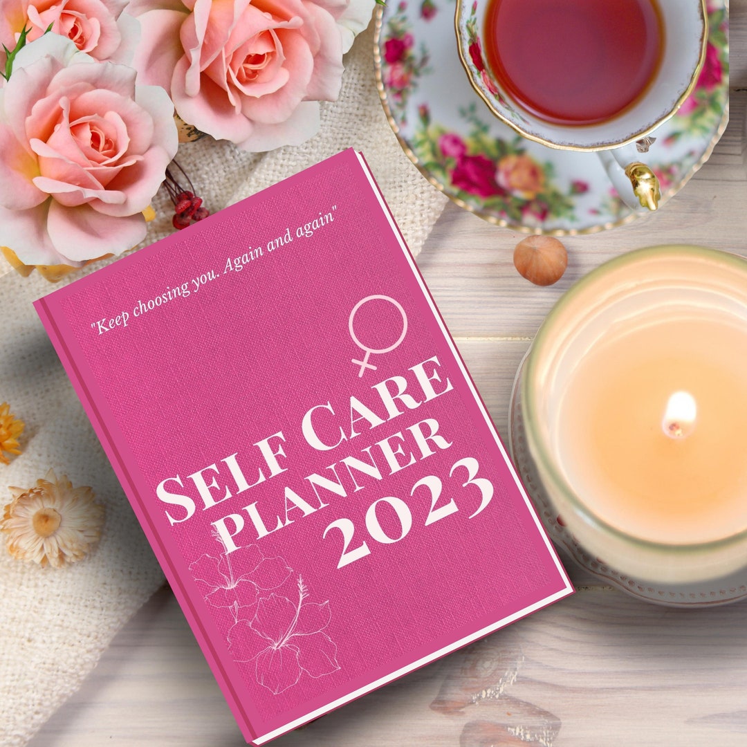 2023 Self Care Planner Calendar Journal 5 Pastel Color Versions - Etsy