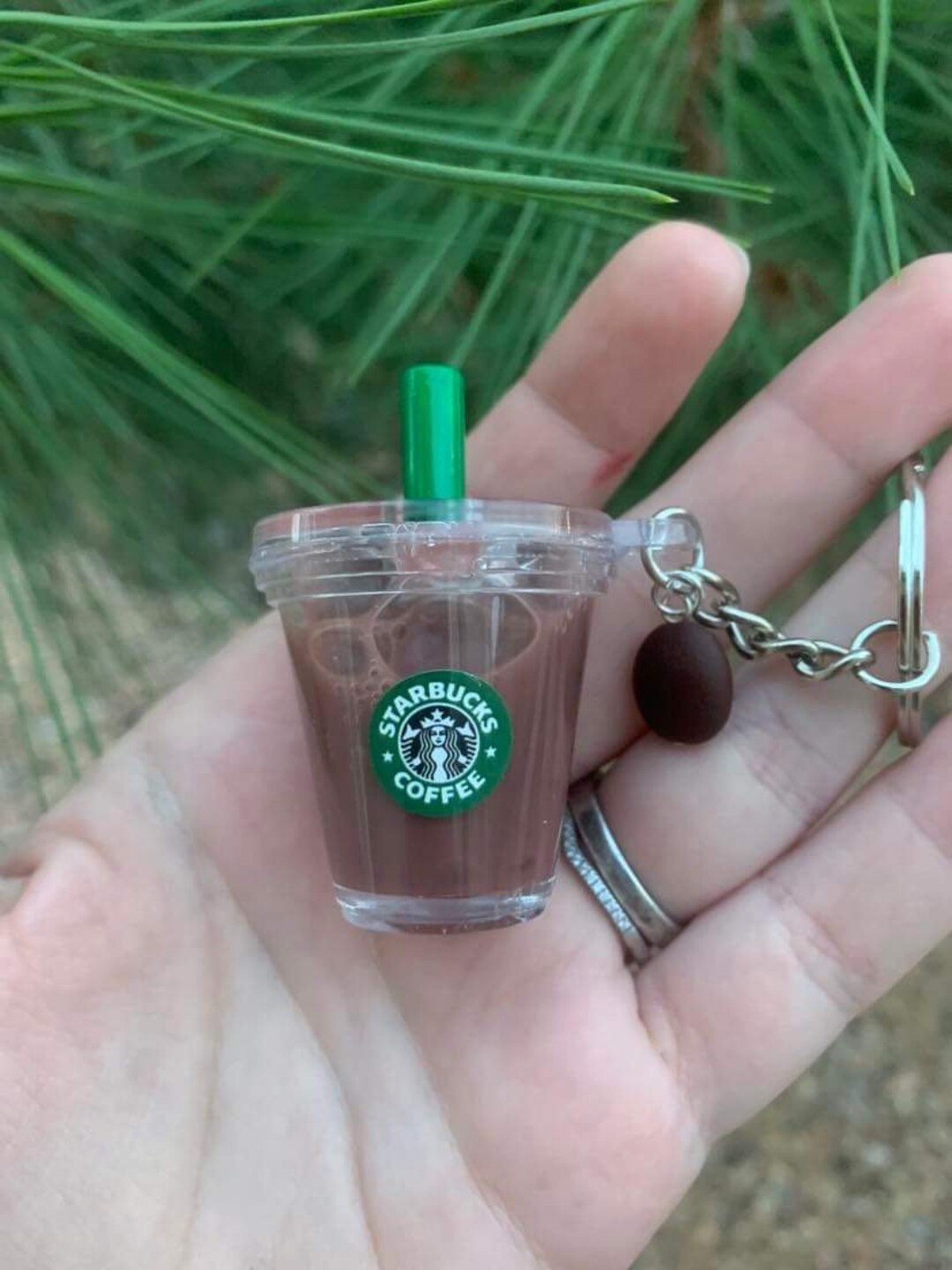 Starbucks Mocha Iced Coffee Shaker Keychain - Etsy