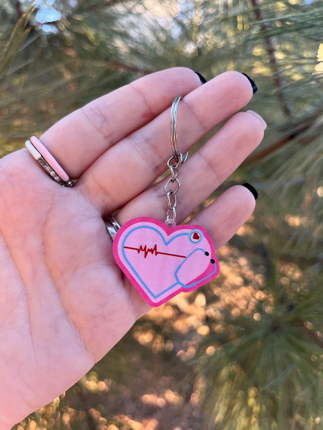 Nurse Keychains, Nurse Appreciation Gifts, Acrylic Keychain, Hospital ...