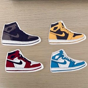 Air Jordan 1 Sticker Pack Michael Jordan Sneakers Chicago Bulls NBA ...