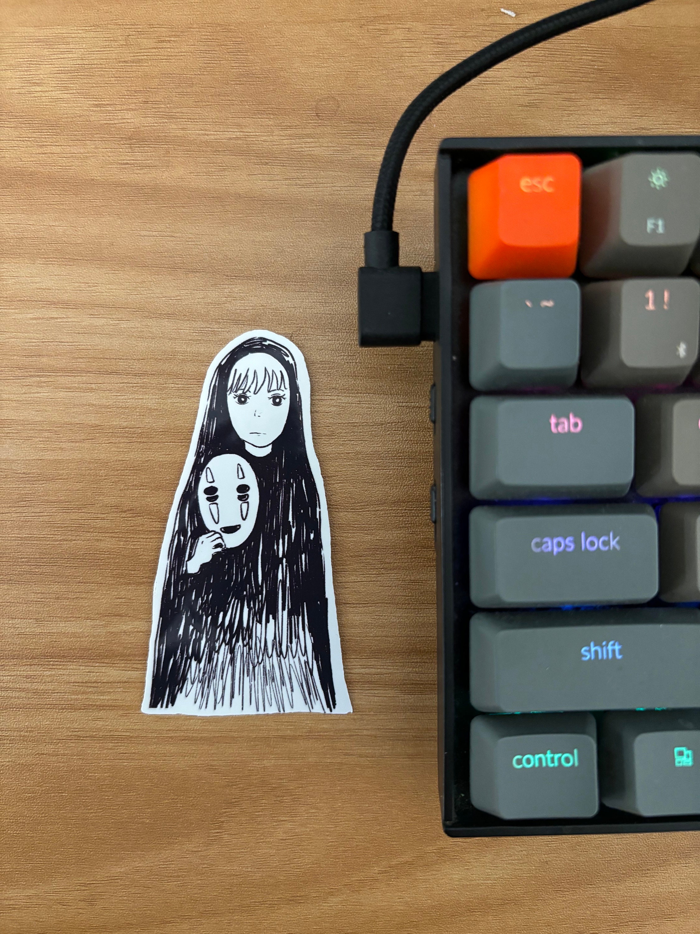 Anime Sticker Chihiro No Face Decal Waterproof - Etsy