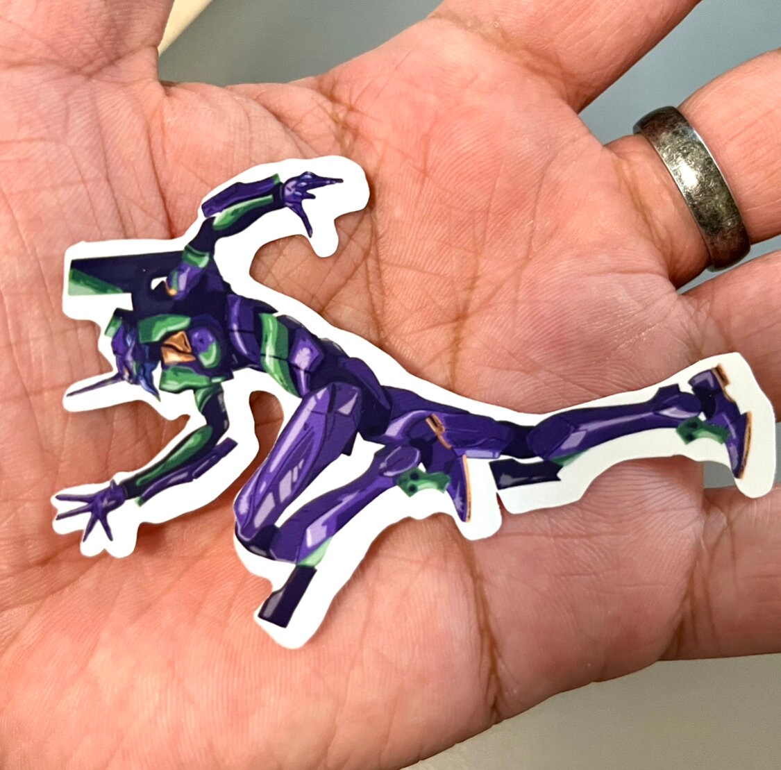 Eva Unit 01 Sticker Anime Decal Shinji Evangelion Vaporwave - Etsy