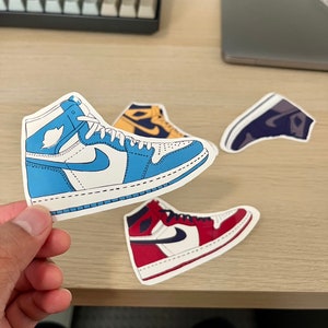 Air Jordan 1 Sticker Pack Sneakers Michael Jordan Sneakers Chicago ...