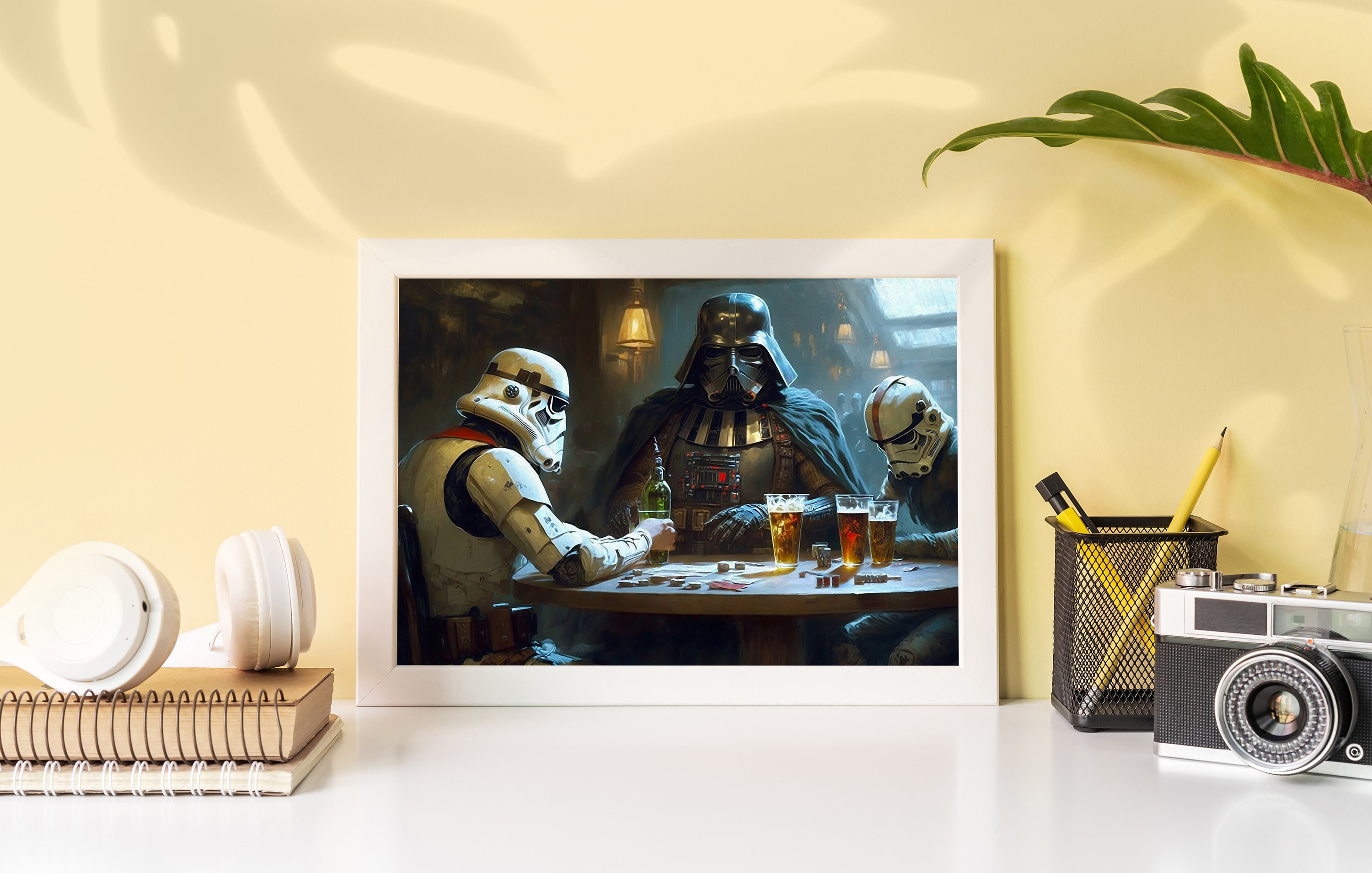 Printable Happy Hour Darth Vader Bar Drinking With Stormtroopers ...