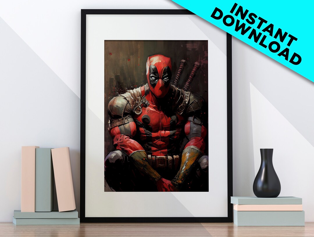 Deadpool Poster Art Digital Download Stunning High-quality Deadpool Art ...