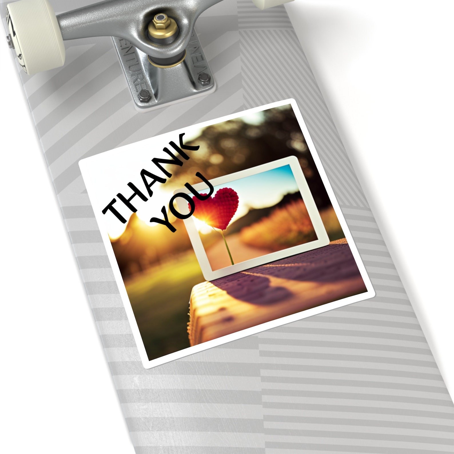 Thank You Square Stickers - Etsy