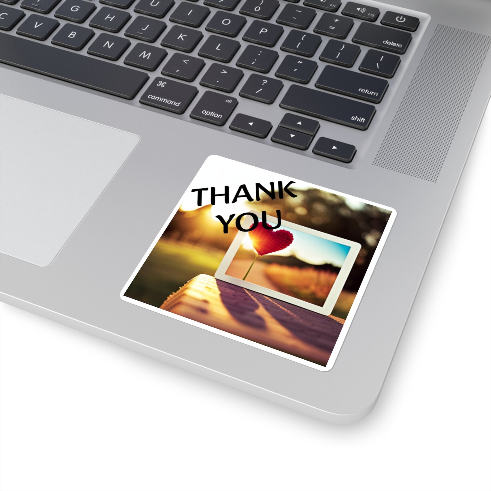 Thank You Square Stickers - Etsy