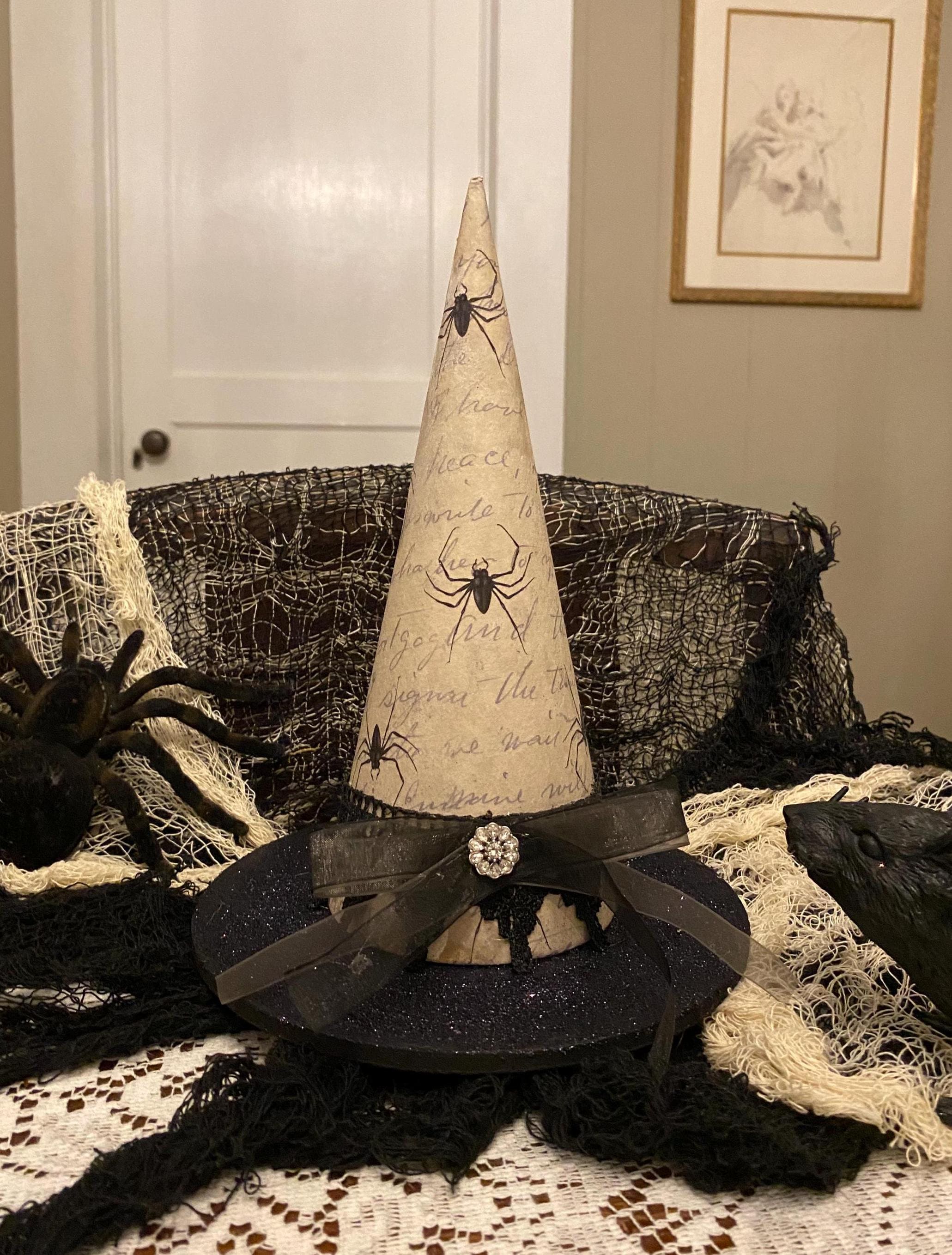 Witches Hat With Spiders - Etsy