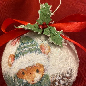 Baby Mouse Christmas Ornament - Etsy