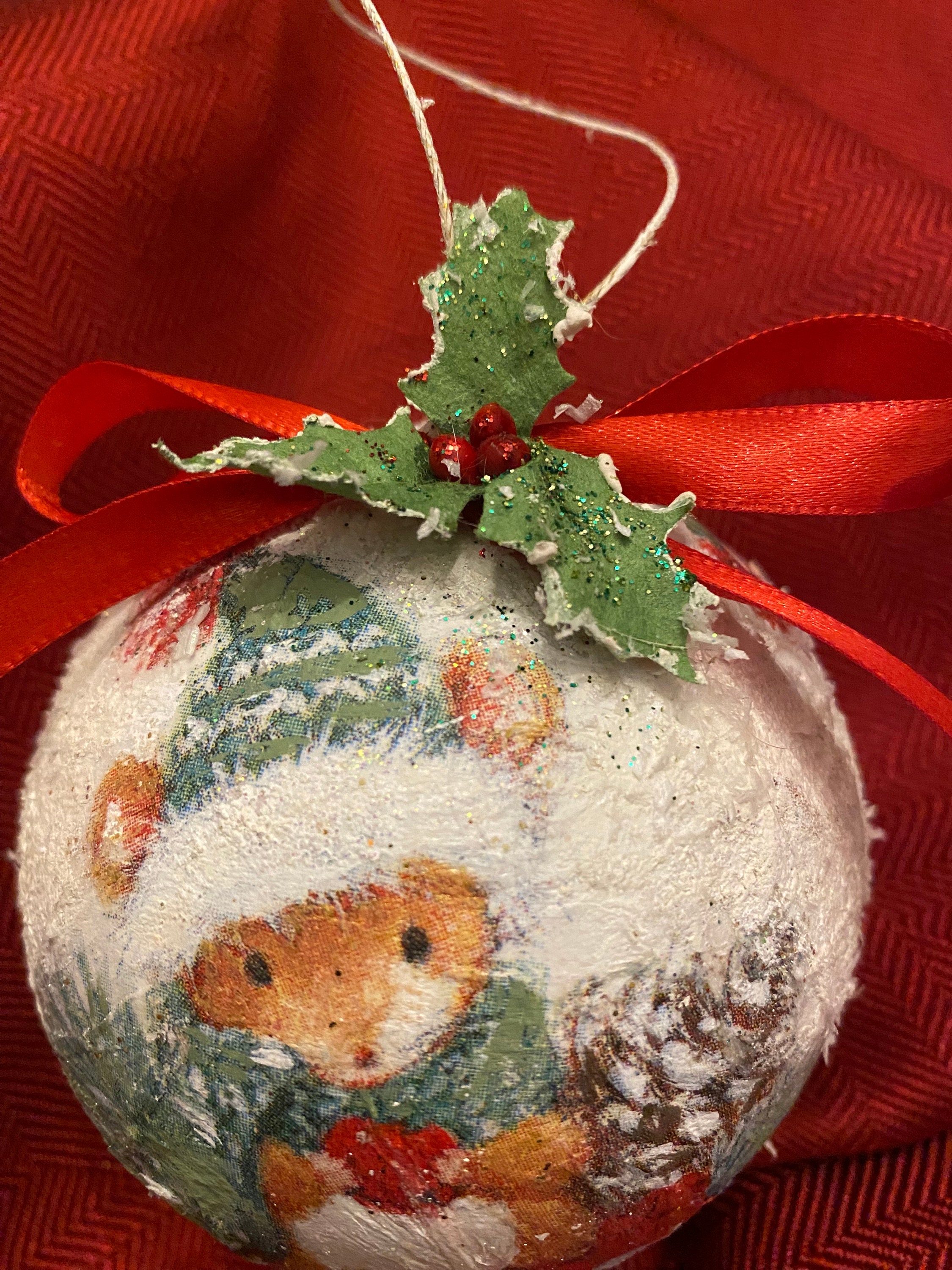 Baby Mouse Christmas Ornament - Etsy
