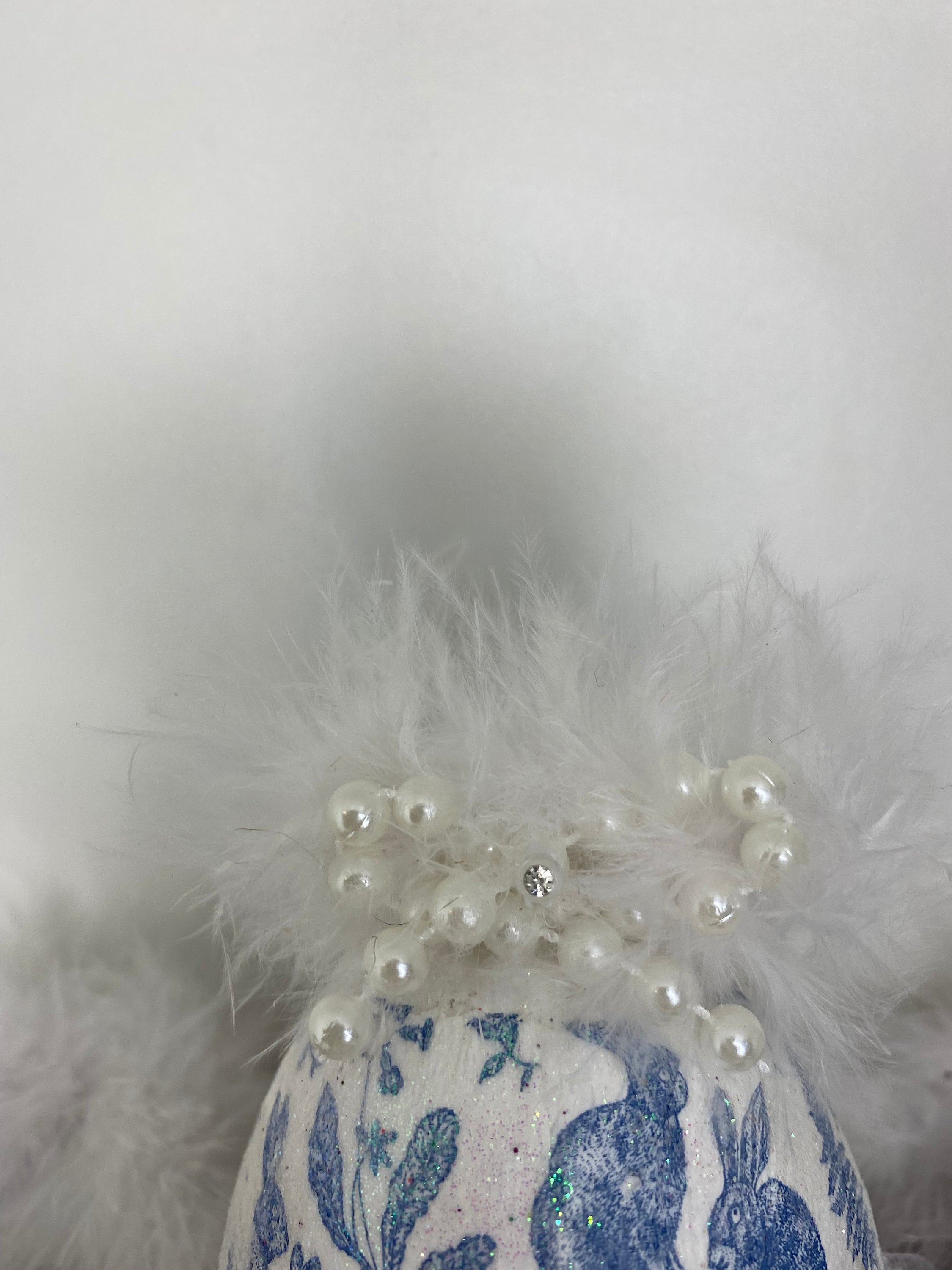 Paper Mache Spring Bunny Decoupage Egg - Etsy
