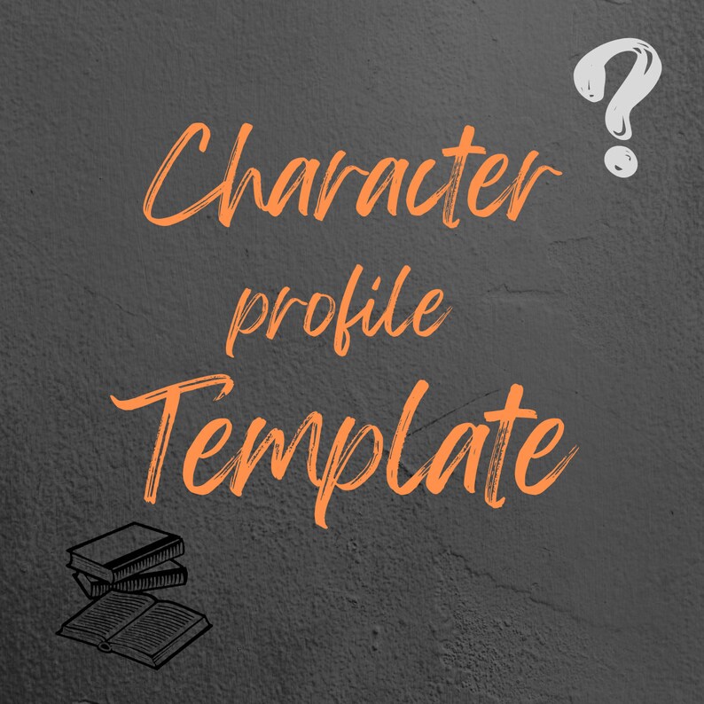 Character Profile Template - Etsy