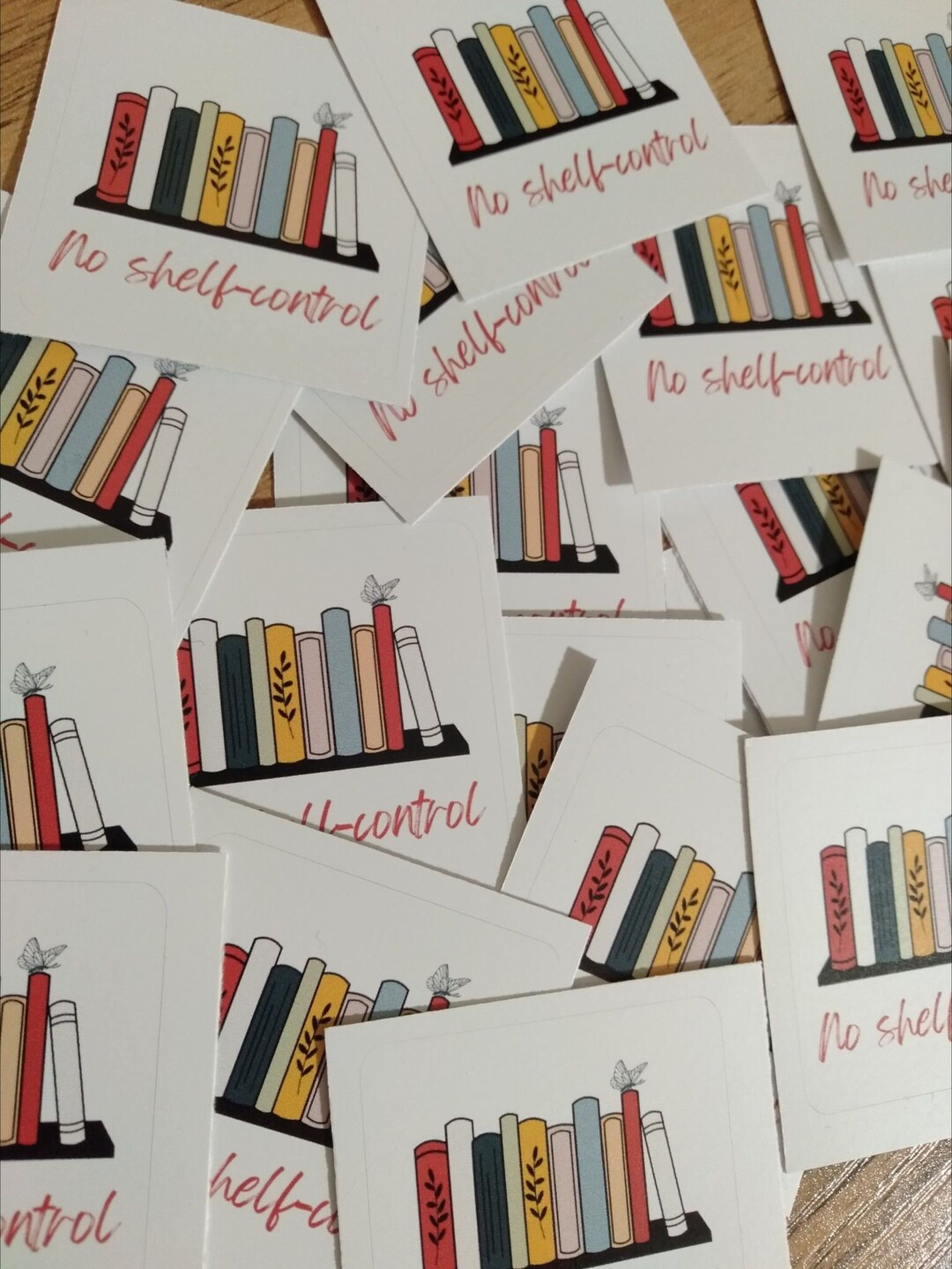 No Shelf-control Bookish Sticker - Etsy