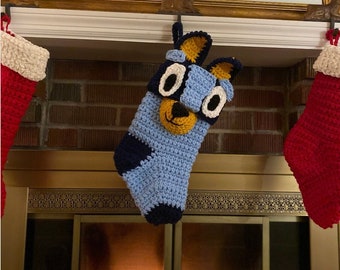 Bluey and Bingo Style Christmas Stockings - Etsy