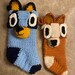 Bluey Christmas Stocking - Etsy