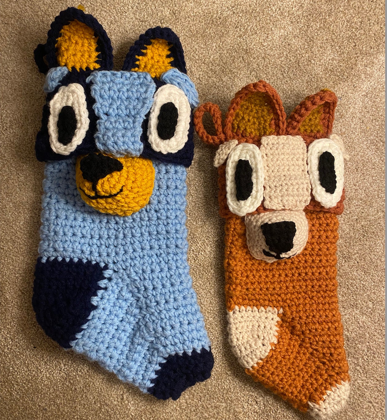 Bluey Christmas Stocking - Etsy