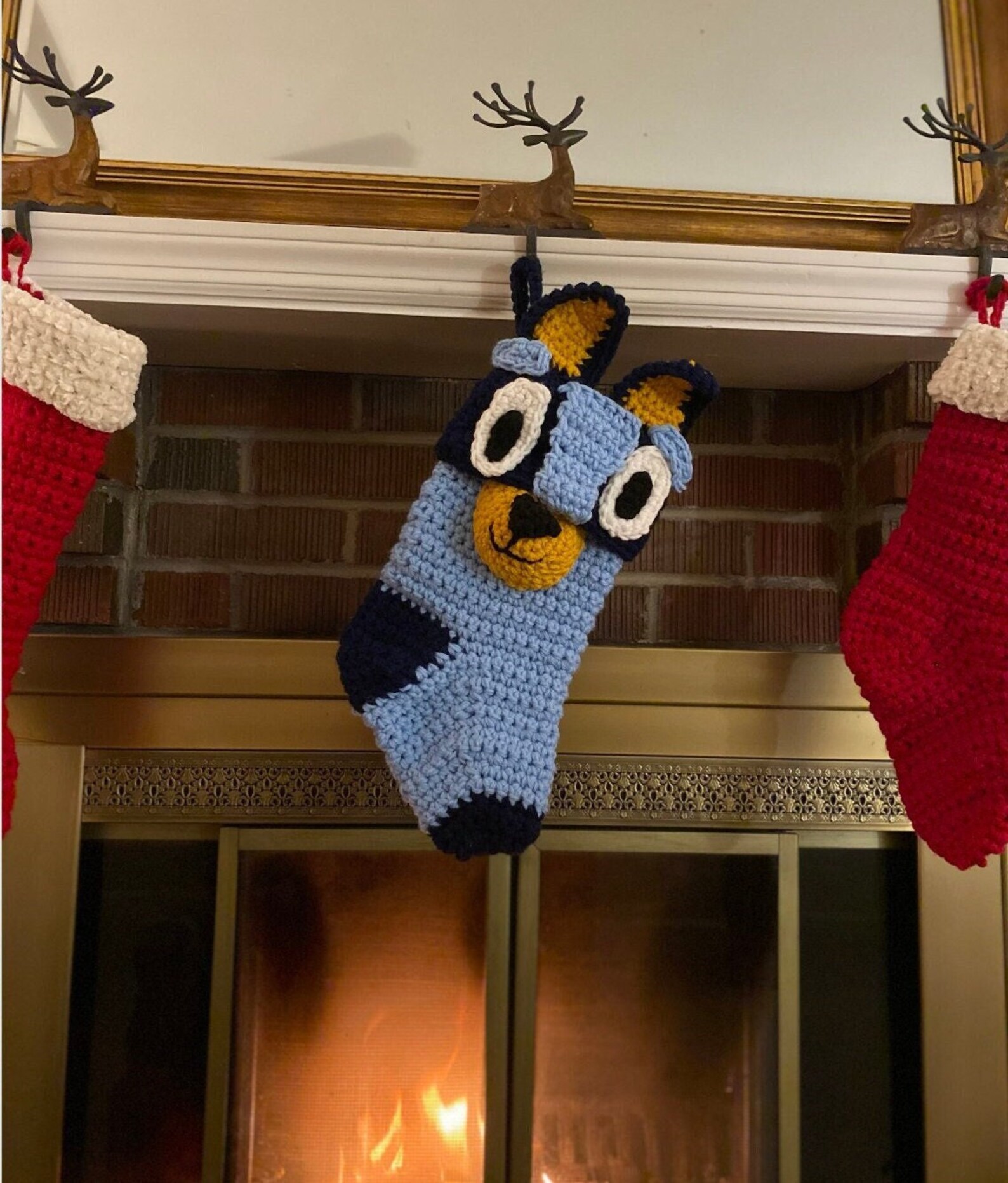 Bluey Christmas Stocking - Etsy