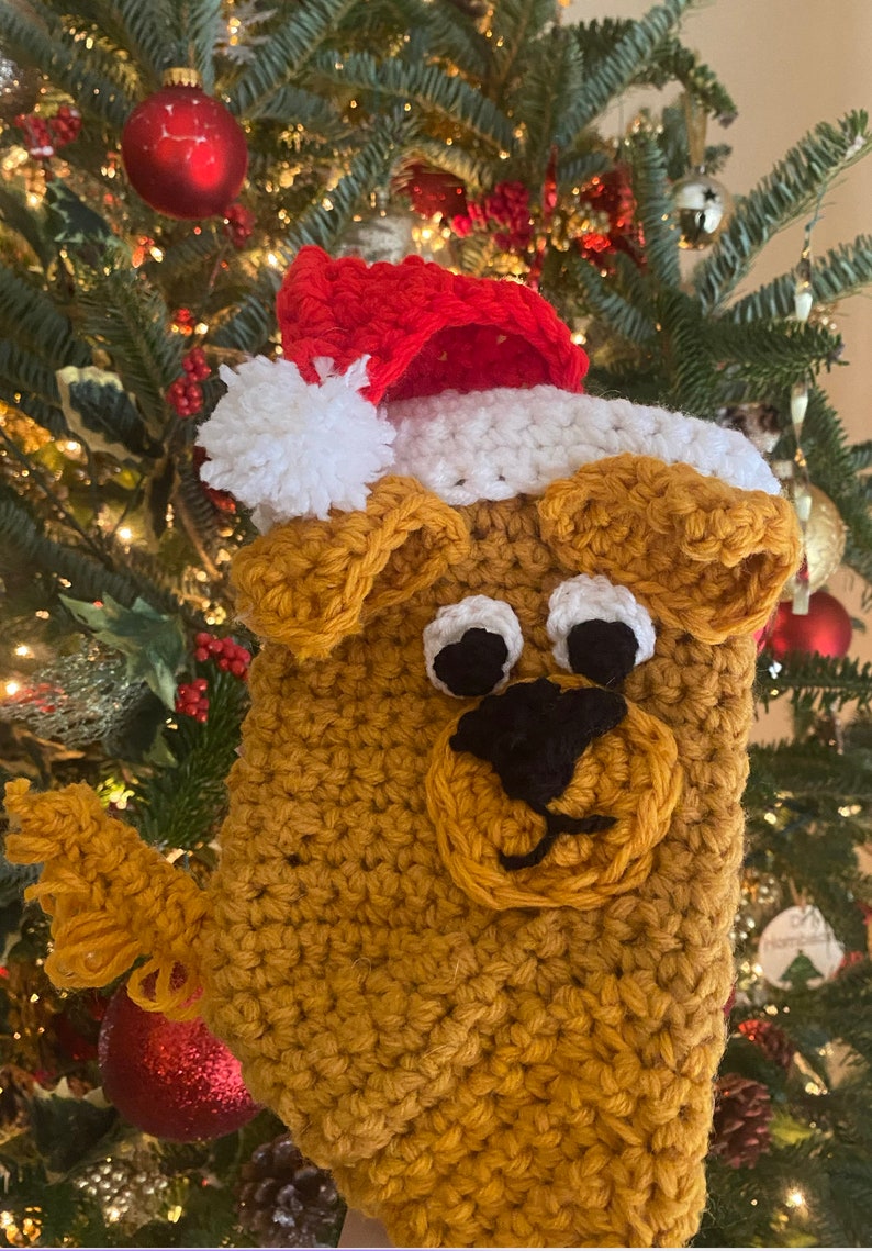 Crochet Dog Stocking Pattern - Etsy