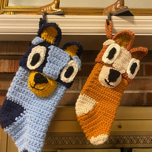 Bluey Christmas Stocking - Etsy