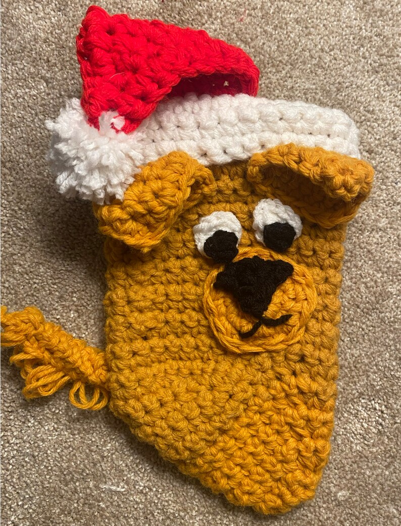 Crochet Dog Stocking Pattern - Etsy