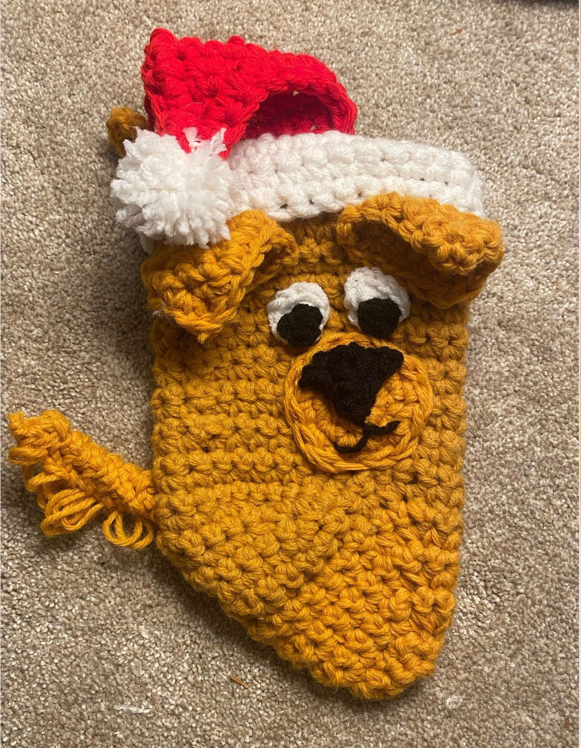 Crochet Dog Stocking Pattern - Etsy