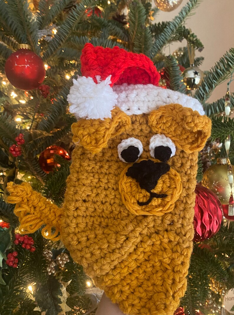 Crochet Dog Stocking Pattern - Etsy