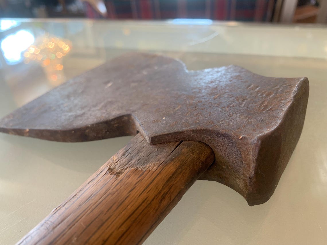 Antique Hewing Hatchet Maker Unknown - Etsy