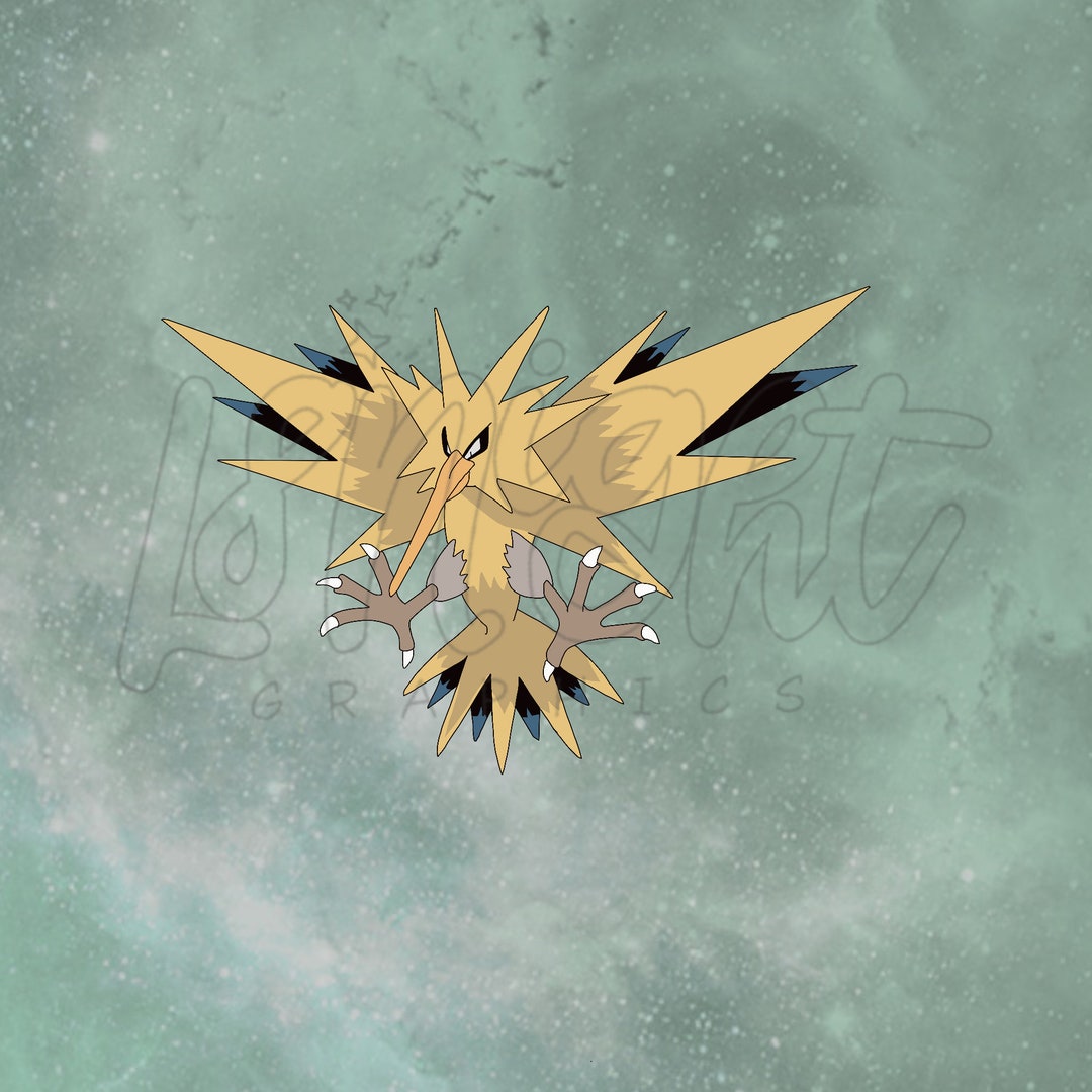 Zapdos Matte Sticker - Etsy