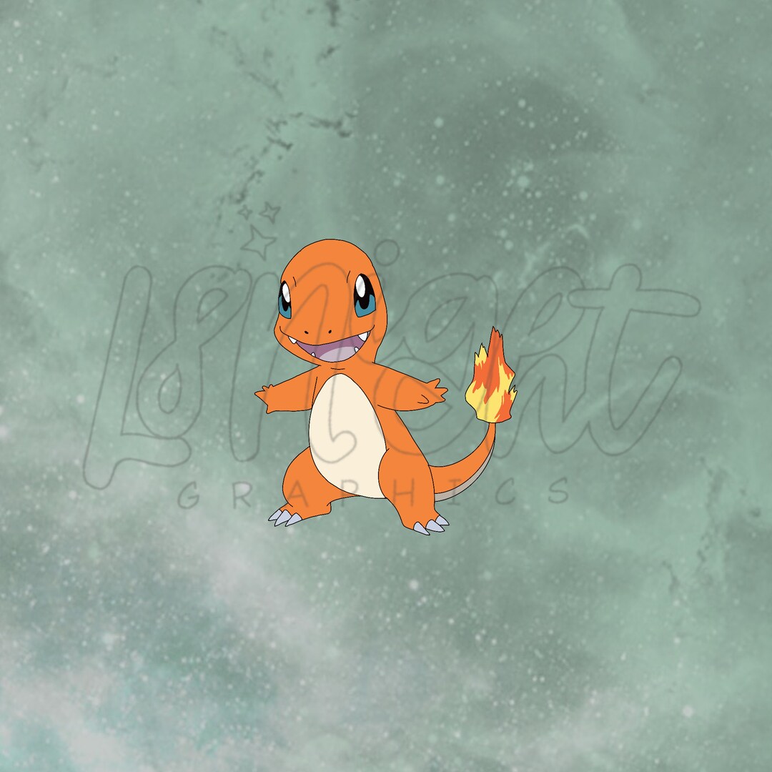 Charmander Matte Sticker - Etsy