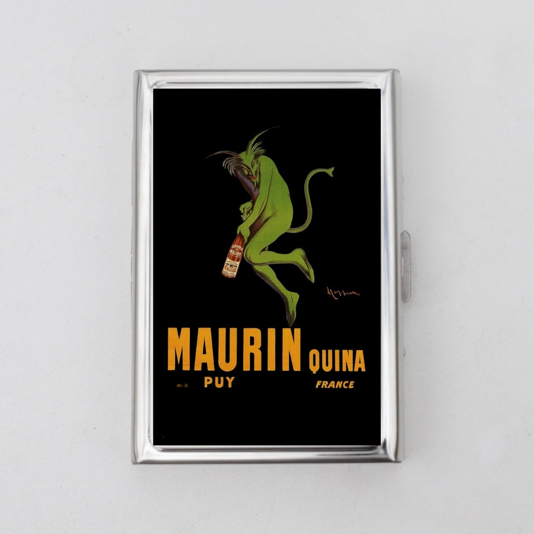Maurin Quina Cigarette Case OR Card Holder - Leonetto Cappiello ...
