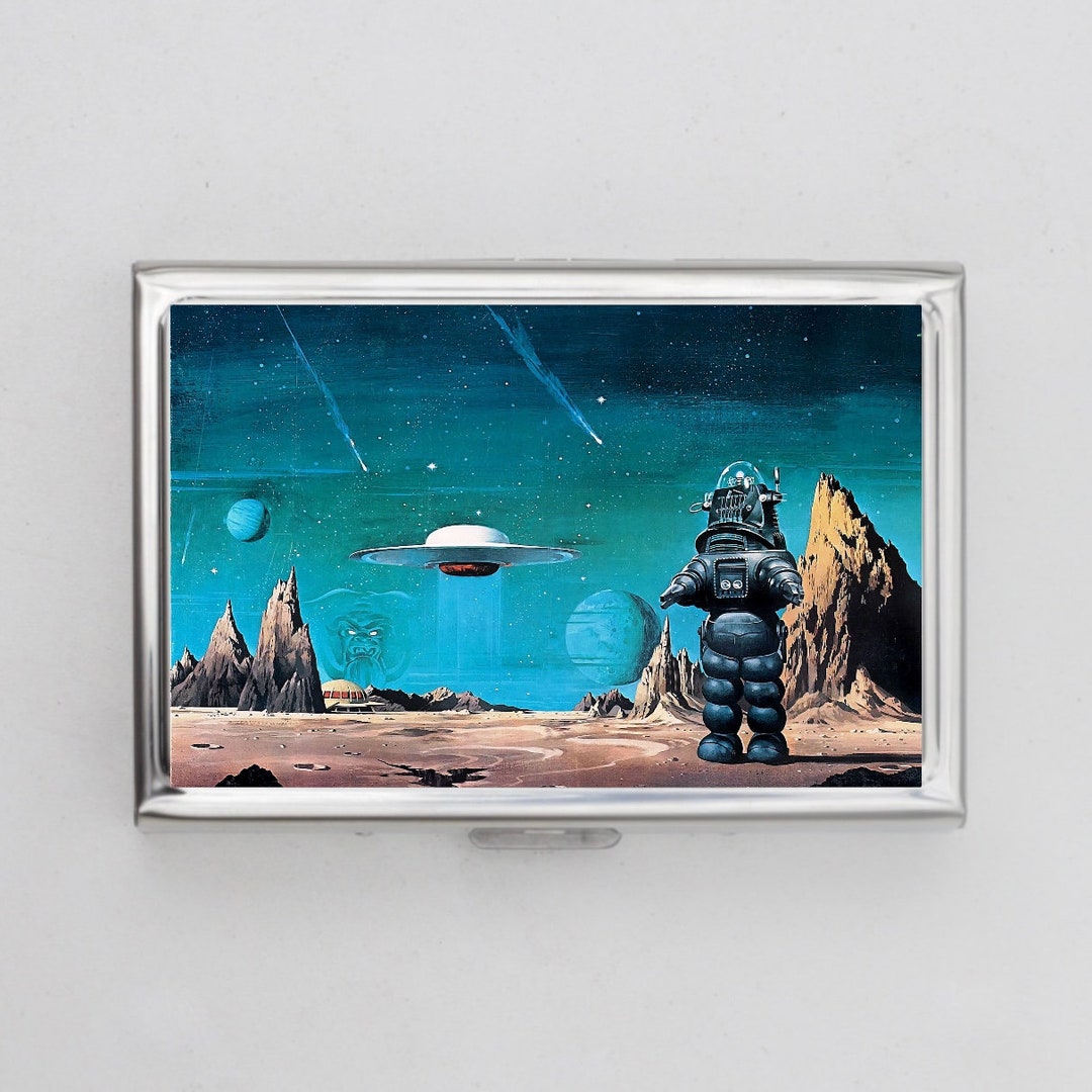 Space Cigarette Case OR Card Holder - Extraterrestrial, Astronaut ...