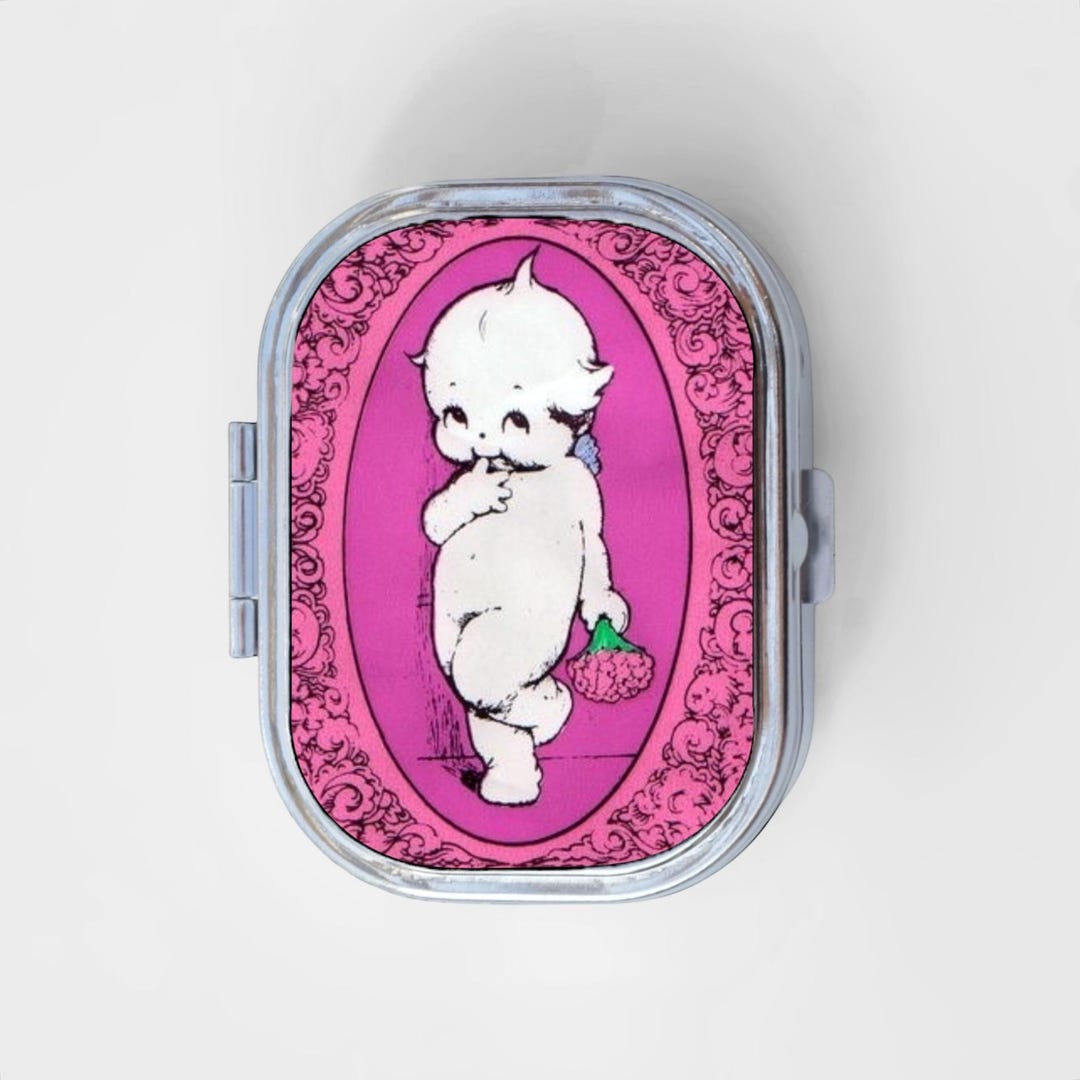 Kewpie Happy Rectangle Pill Box - Mayonnaise, Cupid, Paper Doll ...