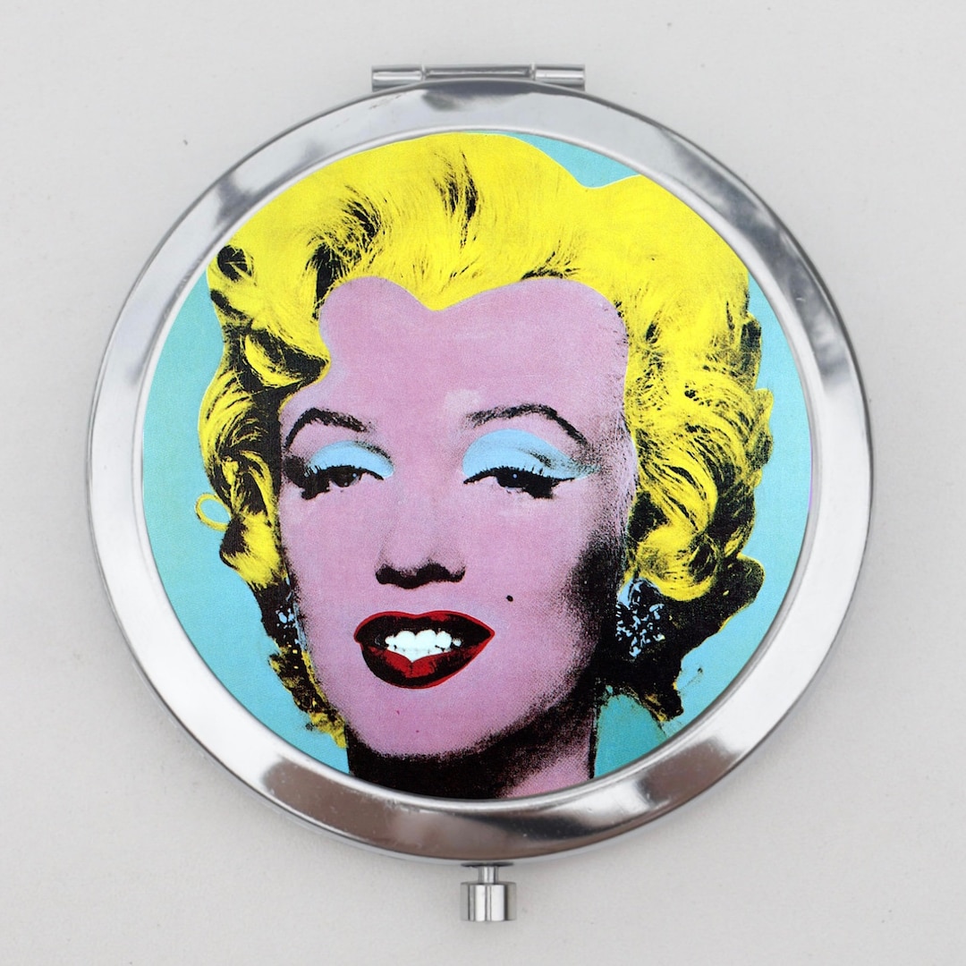 Marilyn M Mirror OR Pill Box Lithograph, Andy, Popart, Modern, Small ...