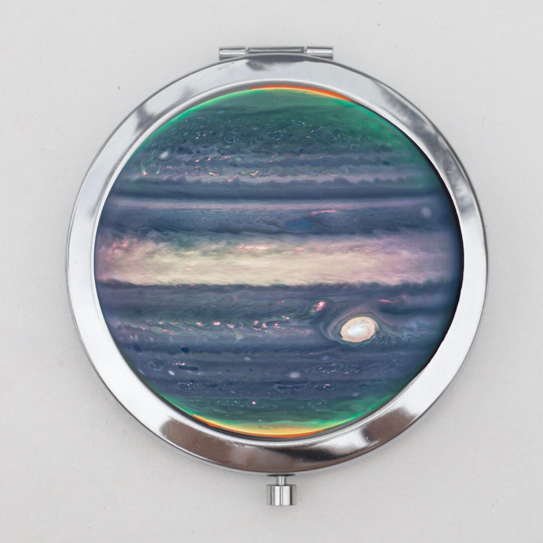 Jupiter Compact Mirror OR Pill Box Planets, Solar System, Milky Way ...