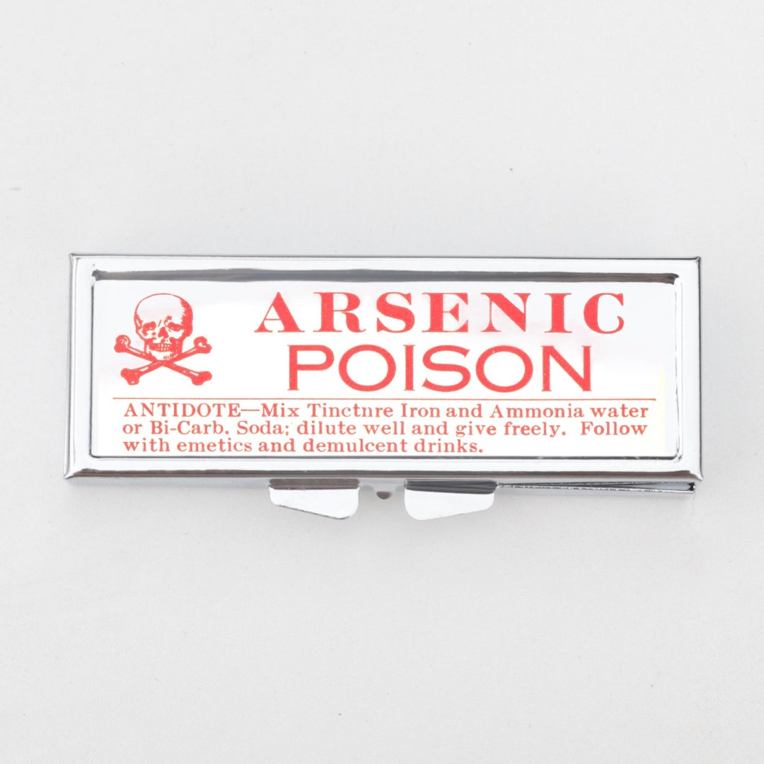 Arsenic Antidote Pill Box - Steampunk, Poison Gothic, Curious, Strange ...
