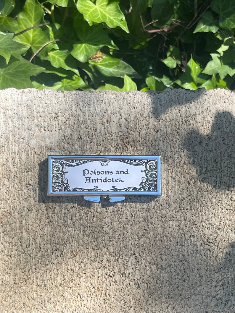 Poisons and Antidotes Pill Box Steampunk Gothic Curious - Etsy