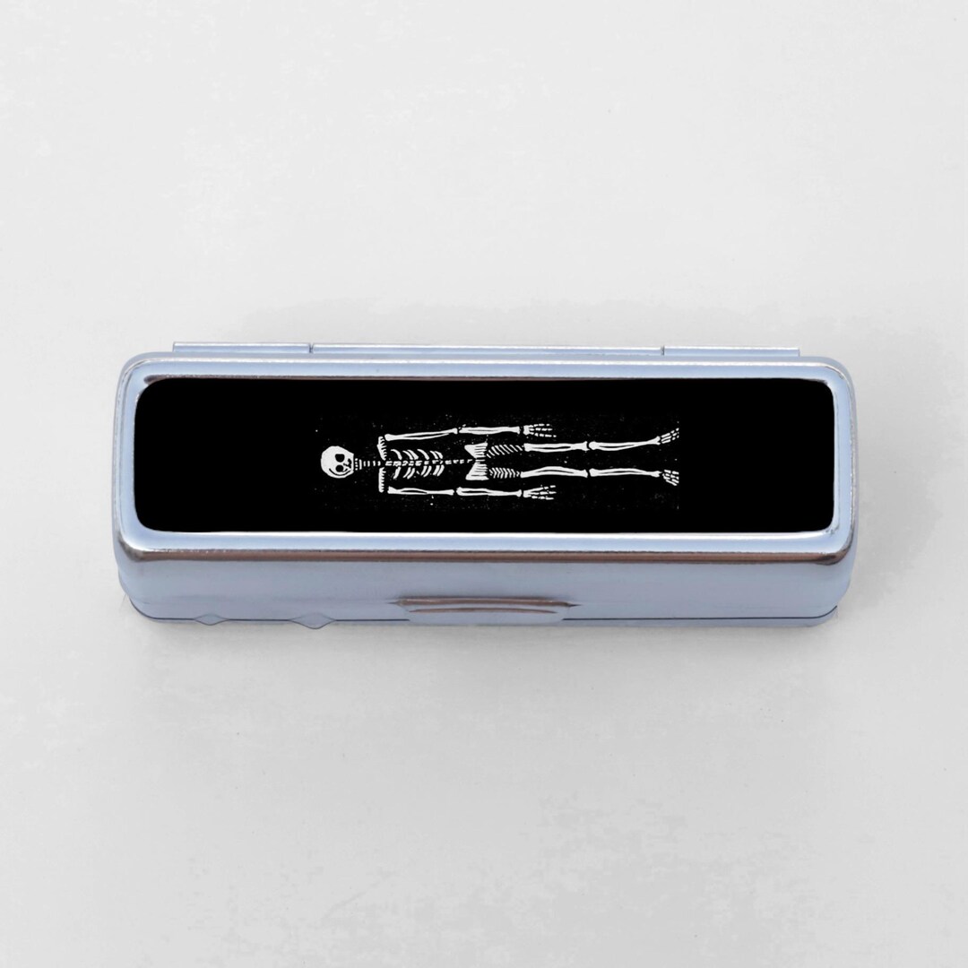 Skeleton Lipstick Case - Macabre Gifts, Small Gifts, Gifts for Woman ...