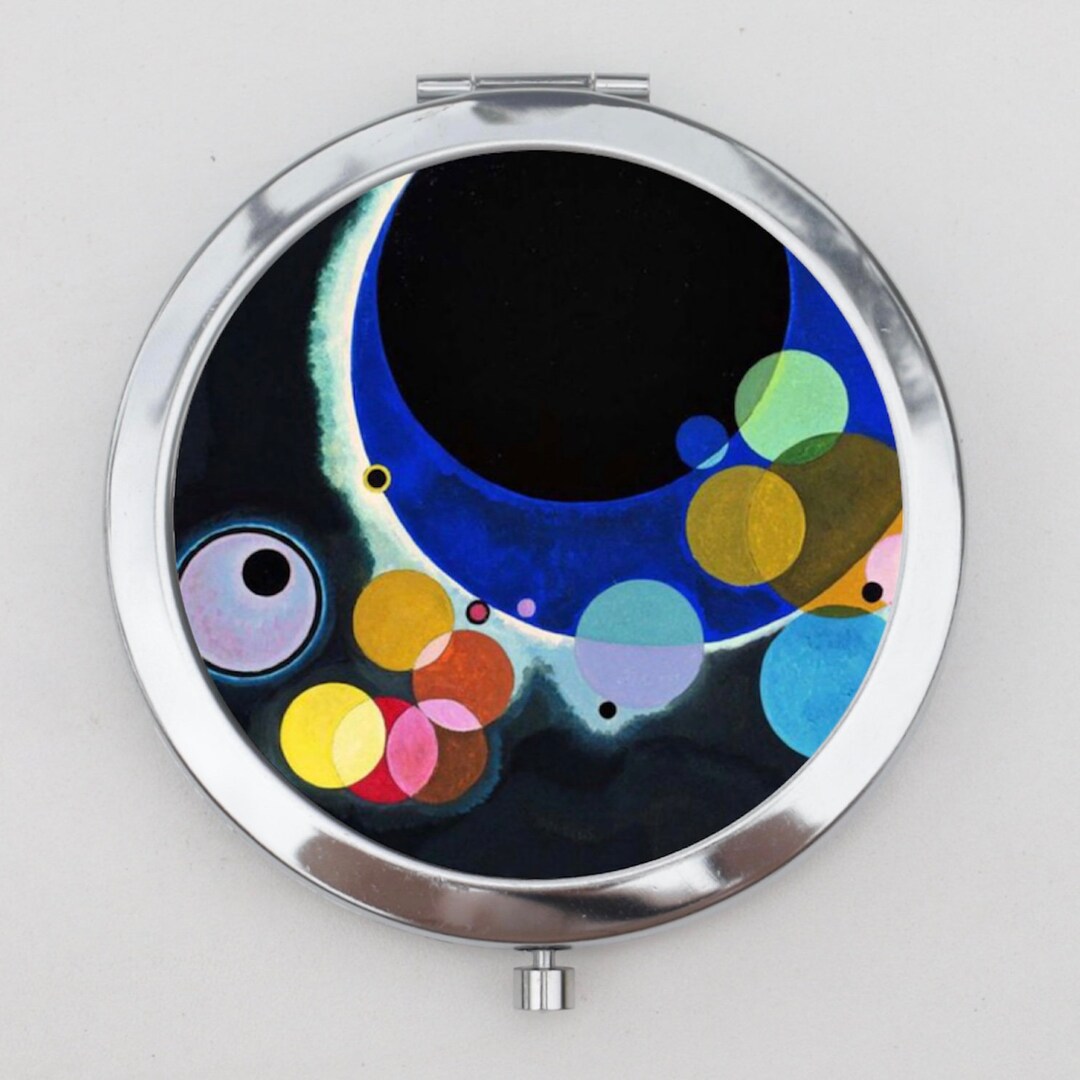 Abstract Art Compact Mirror OR Pill Box - Composition 8, Vassily ...