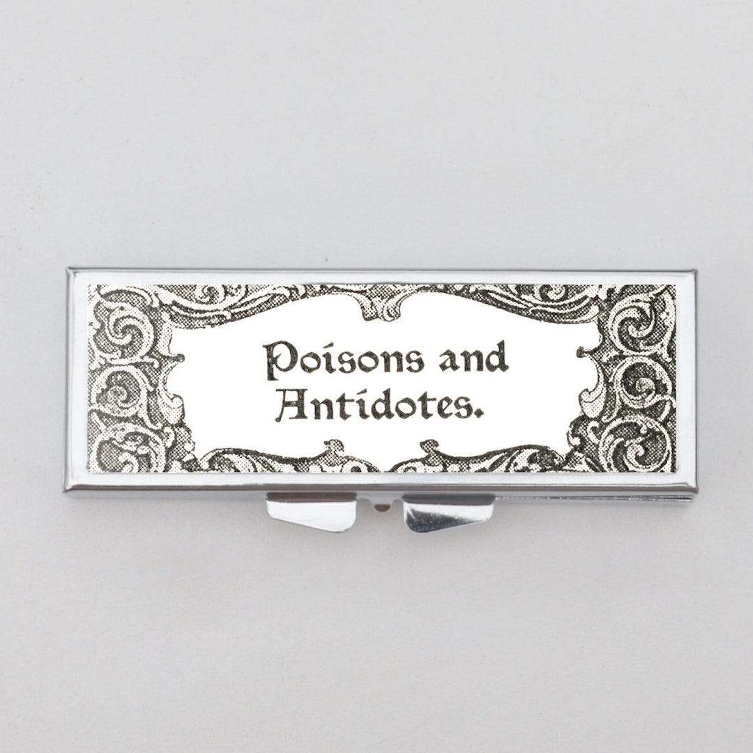 Poisons and Antidotes Pill Box Steampunk Gothic Curious - Etsy