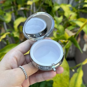 Girl Riding Bat Compact Mirror OR Pill Box - Fairytale, Fantasy, Small ...