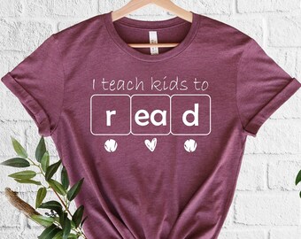 Teach Kids to Read Shirt - Etsy