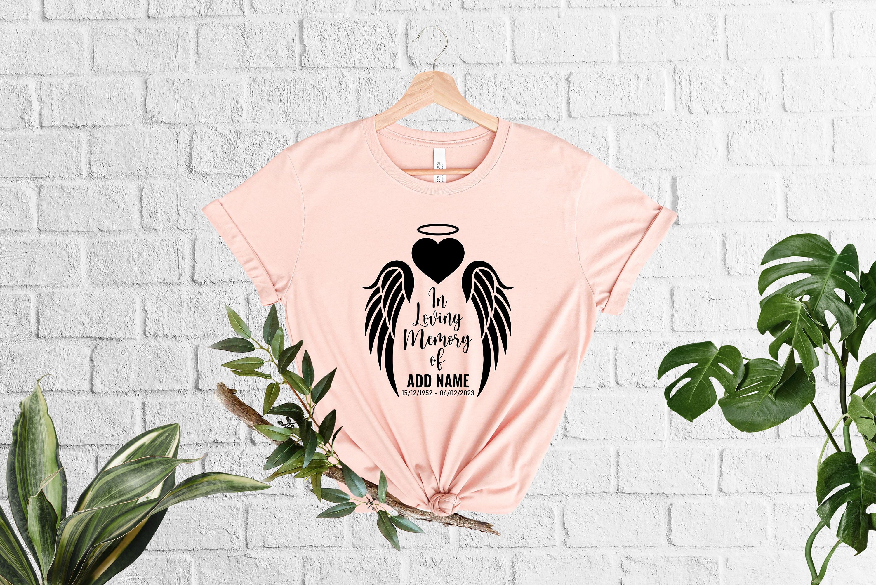 In Loving Memory Of T-Shirt,Personalized Memorial Shirt,Remembrance ...