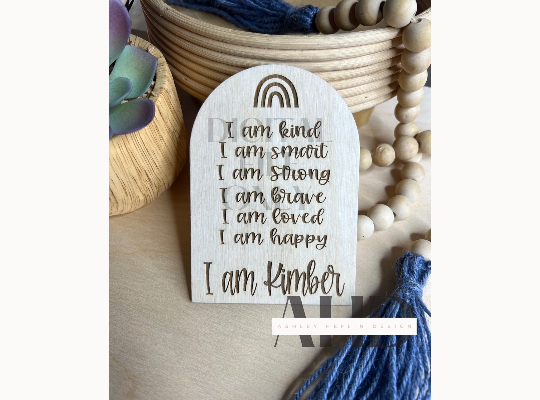 DIGITAL File-- I AM Affirmation Sign. Baby Sign. Design- Svg - Etsy