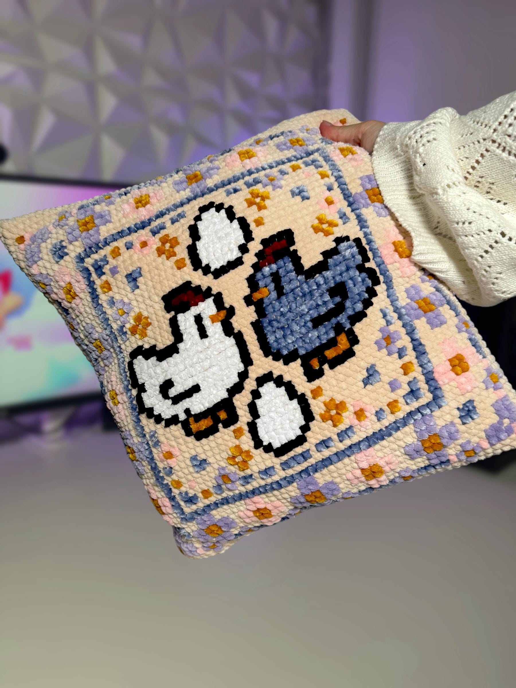 Stardew Valley Pillow Crocheted & Handmade - Etsy
