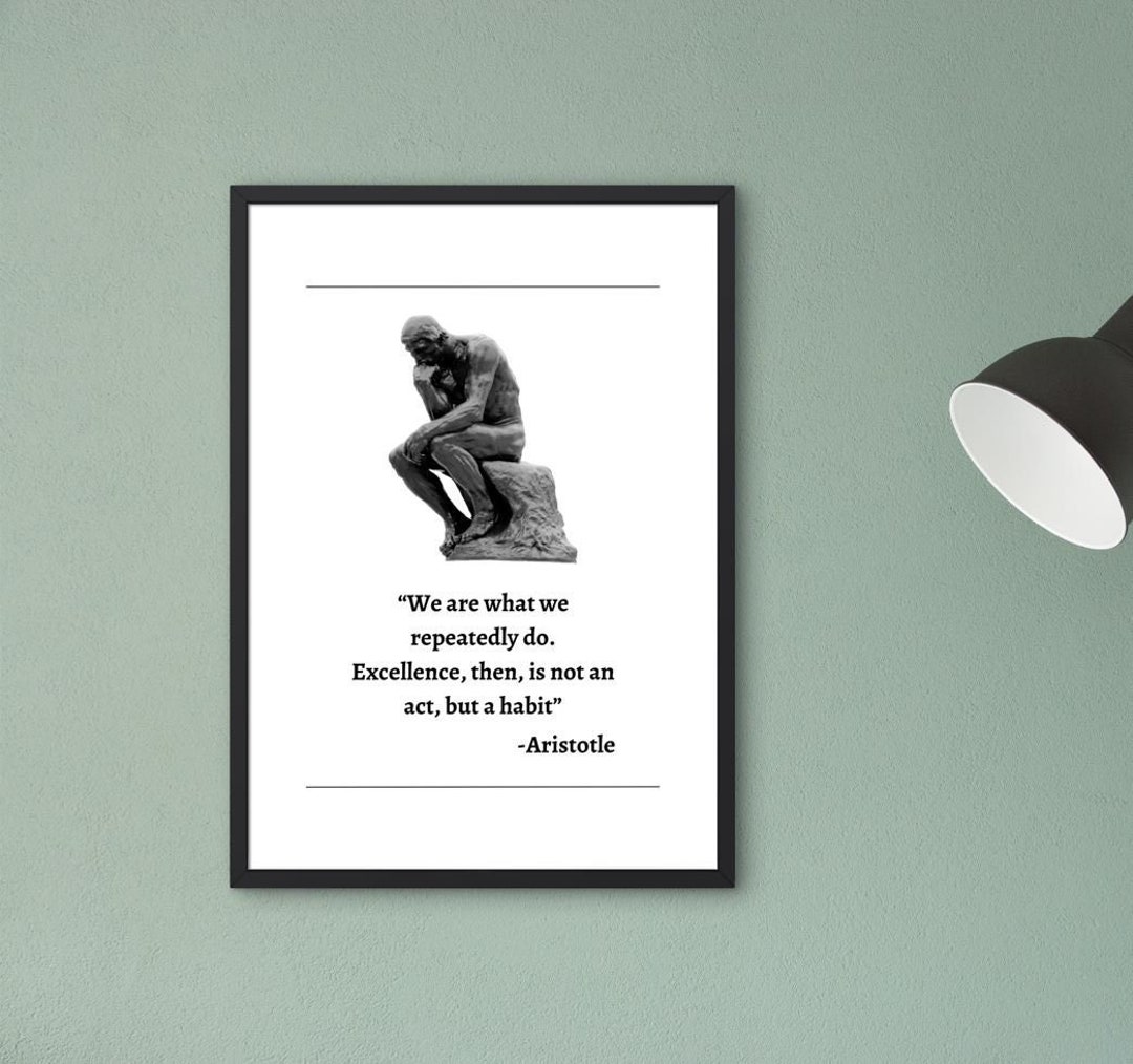 Philosophical Quote, Aristotle, Plato, Philosophy Art, Minimalist Wall ...