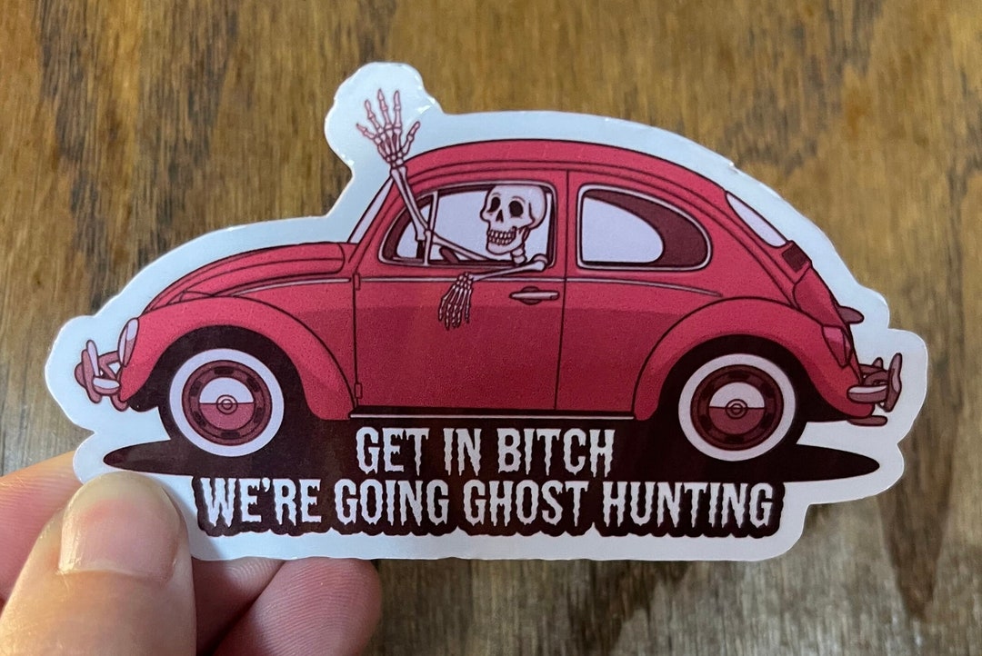 We’re Going Ghost Hunting Sticker | Waterproof | Vinyl | Halloween ...